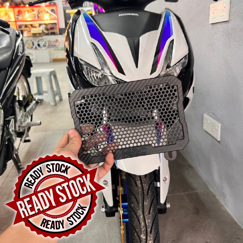 Honda RSX RS150 V1 V2 Radiator Coolant Net Cover Carbon HRC Logo RSX150 ...
