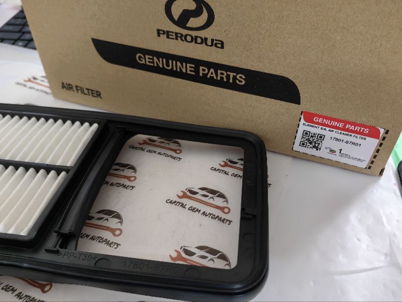 GENUINE PERODUA AXIA OLD MODEL AIR FILTER 17801-BZ100(2014-2017 ...