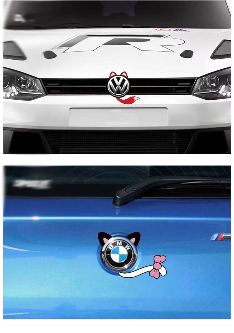 Hl Car Sticker, Body Sticker Car Decoration logo, Cat Ear Decoration ...