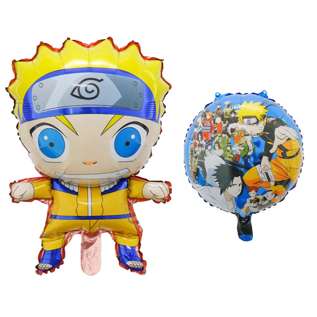 Naruto Foil Balloon Set Theme Uzumaki Ninja Anime Shippuden Kakashi ...
