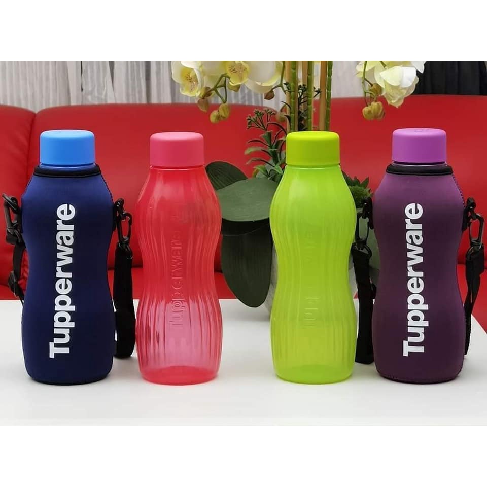 Tupperware Eco Bottle Fit Pouch Purple/ Blue For Eco Bottle 880ml or ...