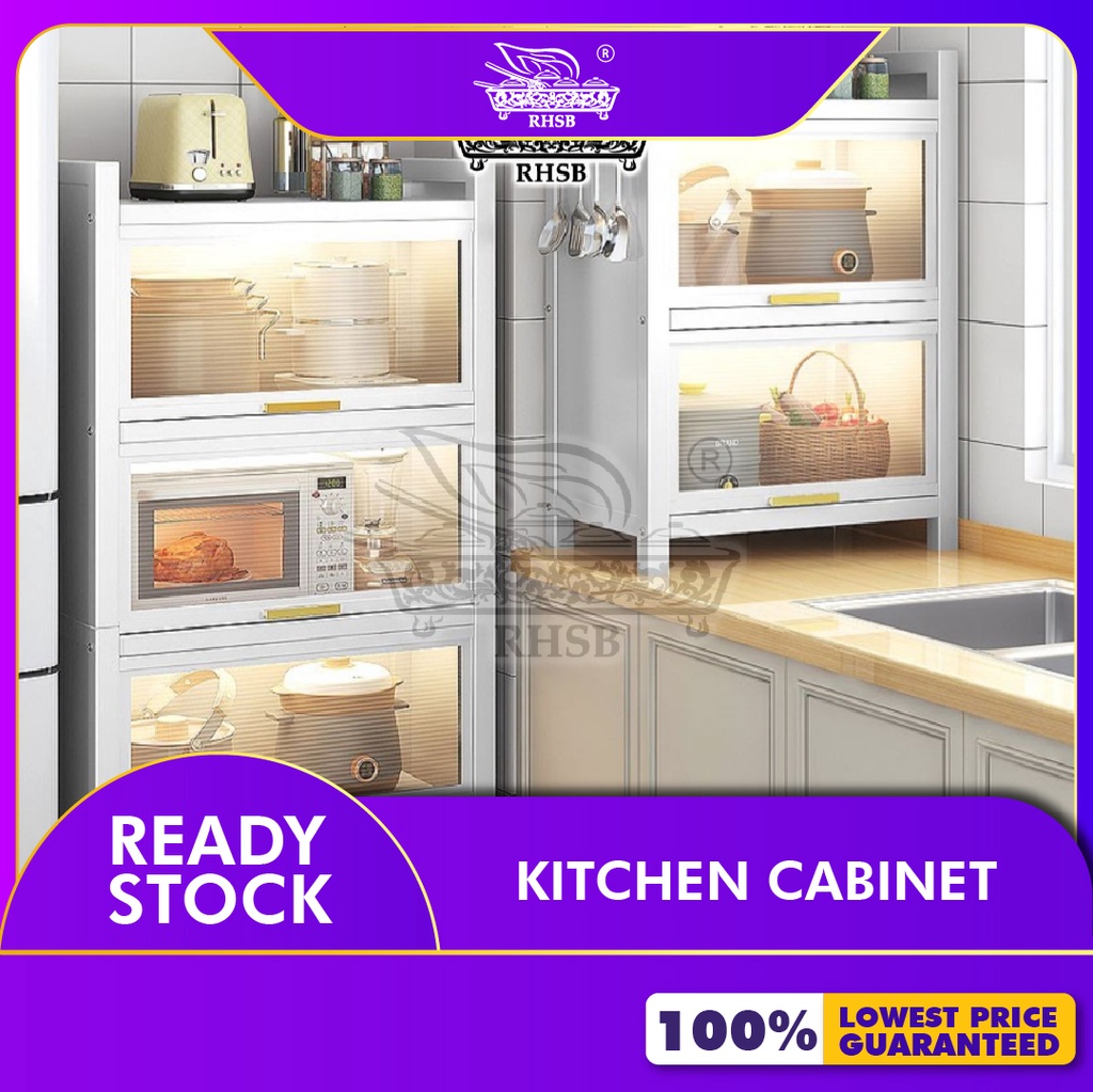 DAPUR KABINET / RAK DAPUR / KITCHEN CABINET / MICROWAVE OVEN RACK ...