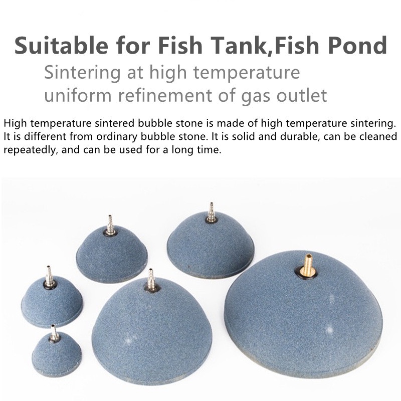 AQUARZOO Fish Tank Bread Air Stone Aquarium Bubble Diffuser Release ...