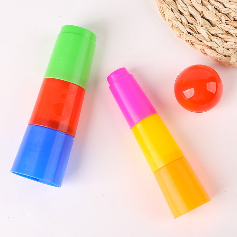 Children Throw Circle Toy Throwing Ring Game Ferrule Stacked Toys Fun ...