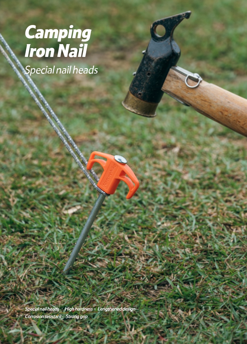 Naturehike Camping Galvanized Iron Peg/ Nail (25cm) | Shopee Malaysia