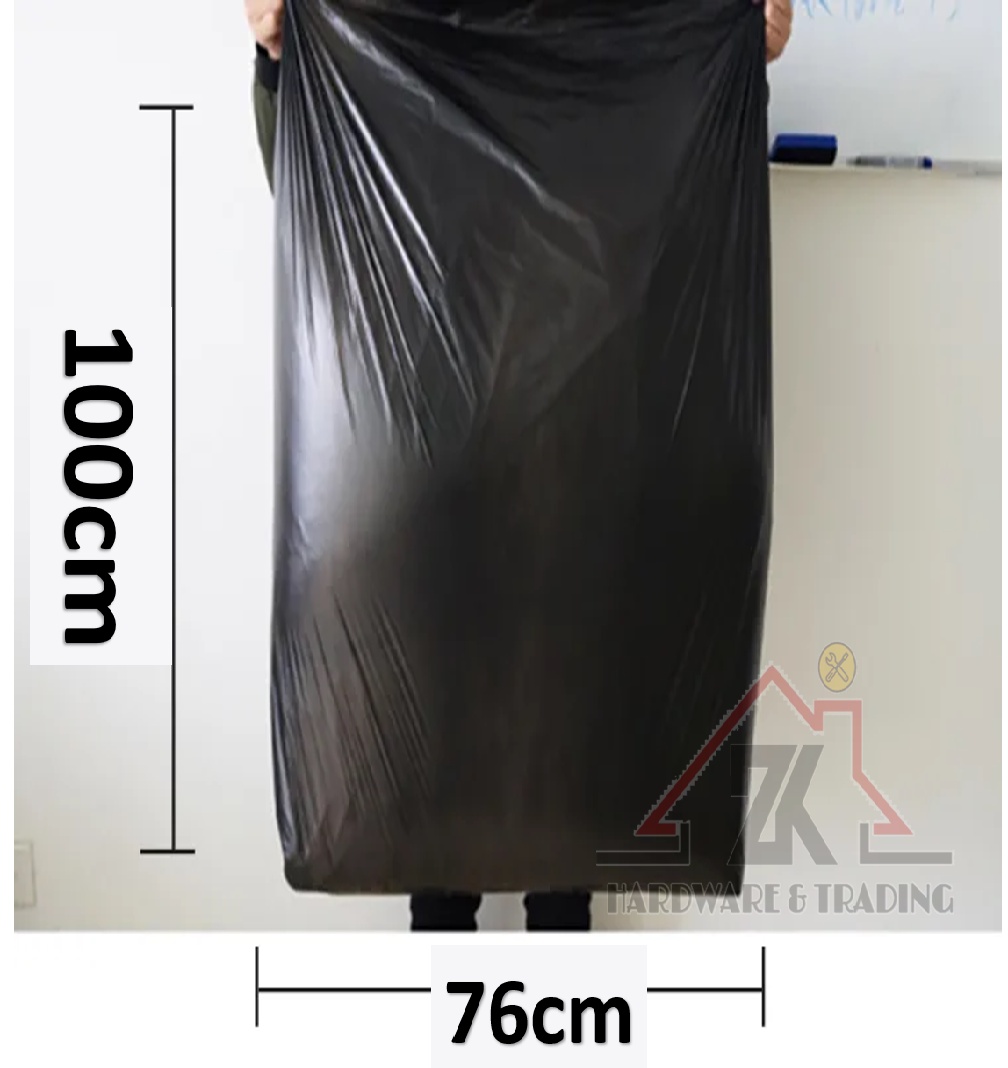 High Quality Heavy Duty Thick Big Size Garbage Bag Beg Sampah Hitam ...