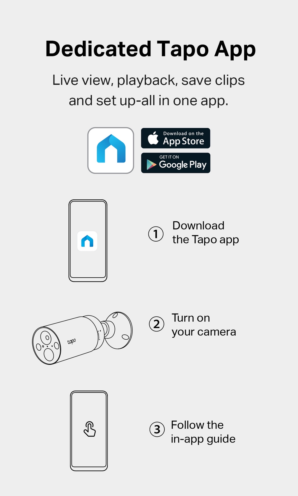 TP-Link Tapo C420S2 2K QHD Battery Operated Rechargeable IP65 Outdoor ...