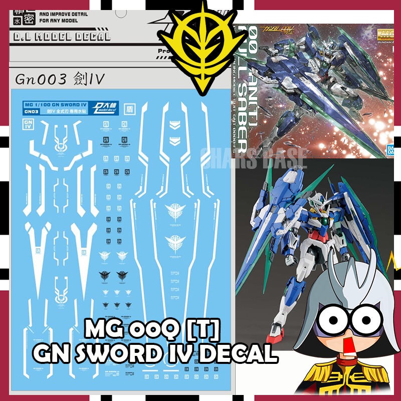 MG OOQ [T] FULL SABER QAN T 00Q DECAL DALIN DECAL GN03 | Shopee Malaysia