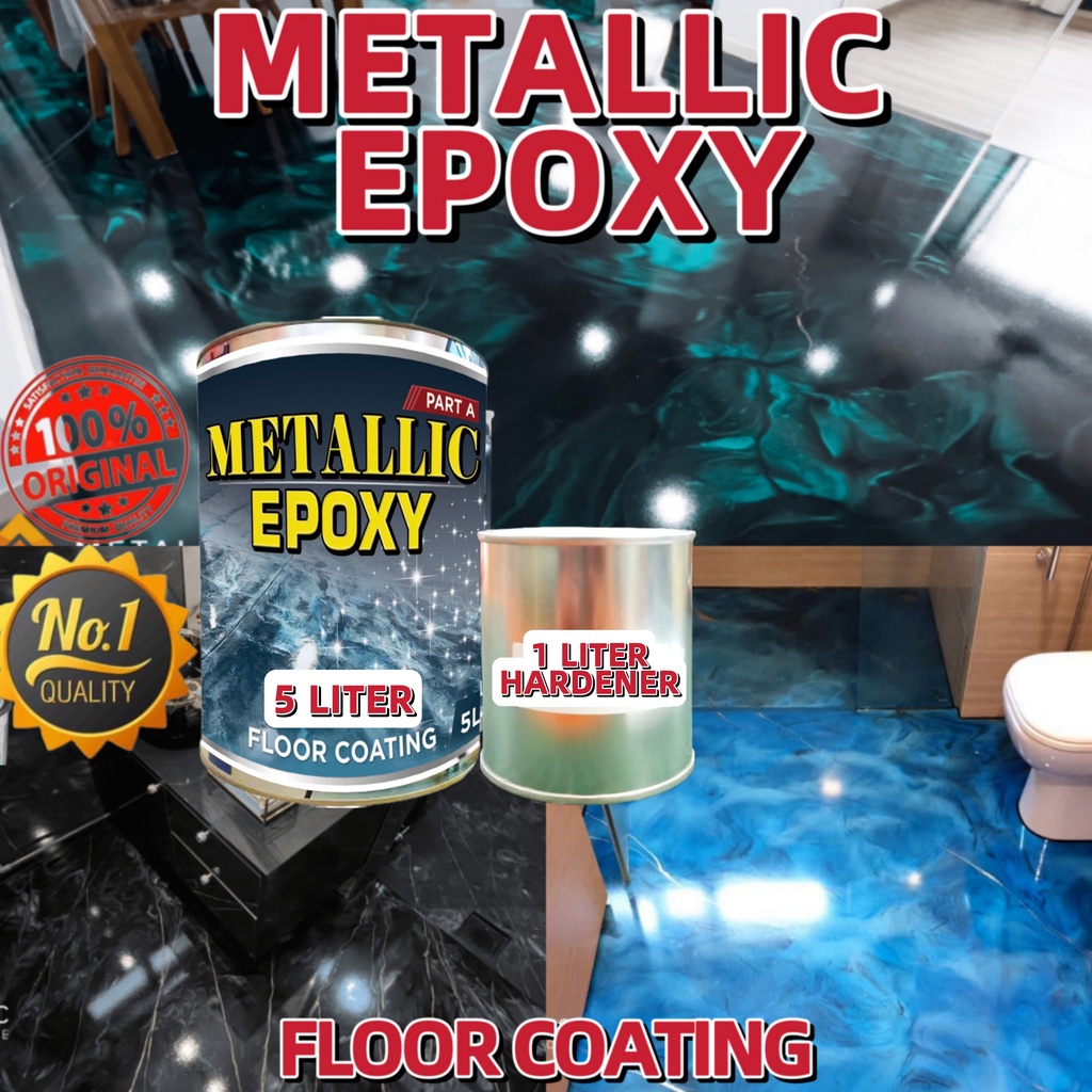 ( Metallic Epoxy Paint ) 5L METALLIC EPOXY FLOOR PAINT [ FEDERAL PAINT ...