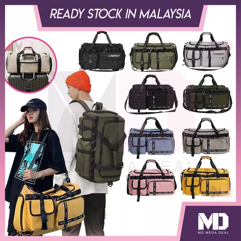 《Mega Deal》Travel Bagpack Duffel Bag Pack Travel Beg Baju Beg Travel ...