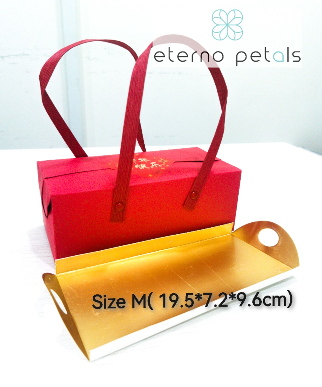 1psc Red Box Christmas Apple gift box / Chinese New year cookies box ...