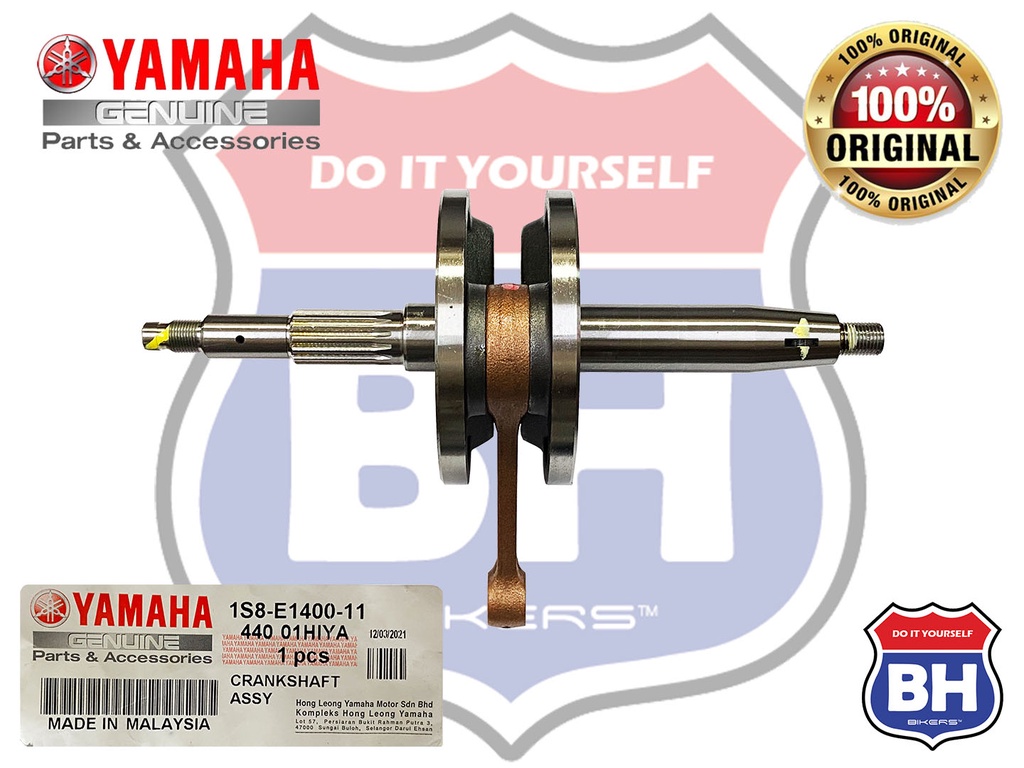 YAMAHA LC135 4 SPEED 4S 135LC CRANKSHAFT CRANK SHAFT WITHOUT CLUTCH 100% ORIGINAL HLY | Shopee ...