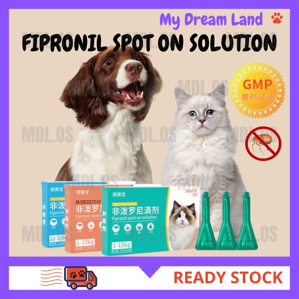 LOCAL DELIVERY-PET ANTI FLEA &TICKS LICE MITE DROP CAT DOG FIPRONIL ...