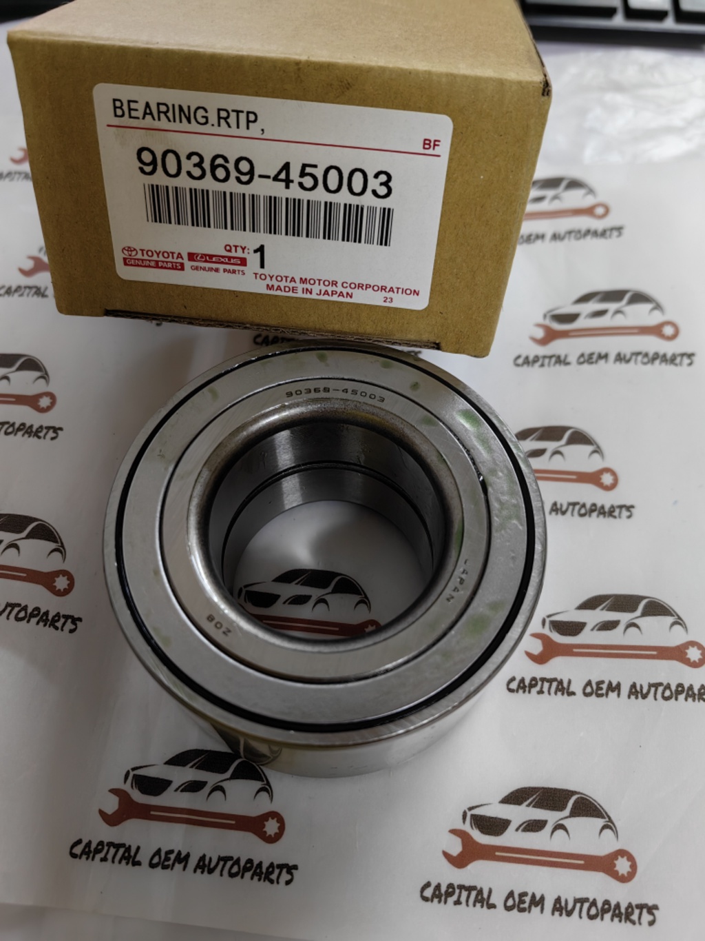 TOYOTA FRONT WHEEL BEARING 90369-45003 ALPHARD ANH10 /ESTIMA ACR30 ...