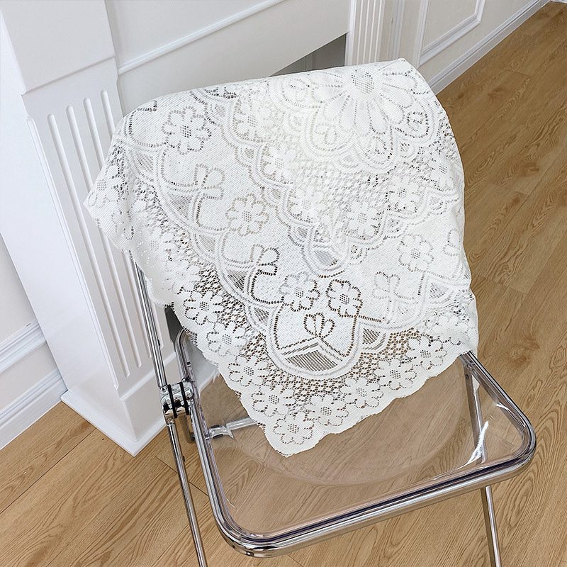 Vintage Lace Tablecloth Plaid Dining Room Table Cloth Home Decor ...