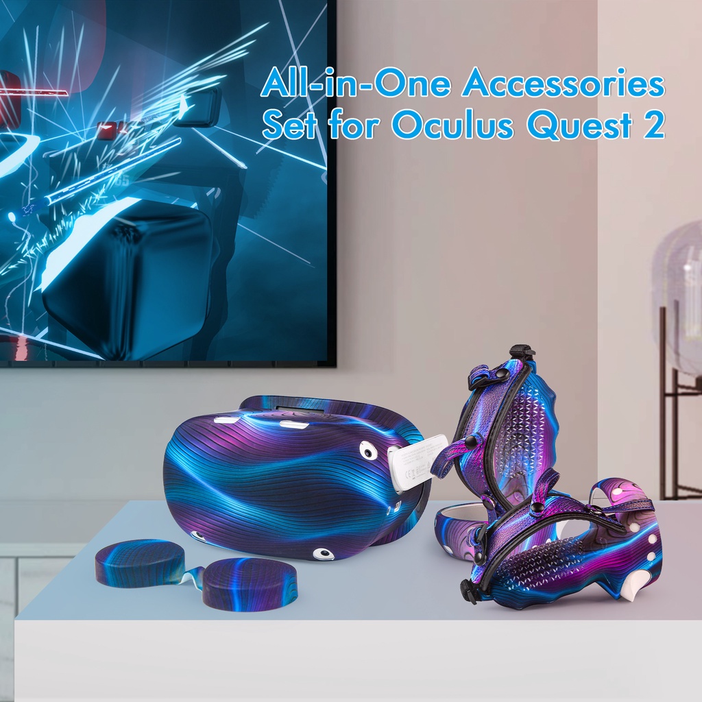 Silicone Protective Cover Shell Case For Oculus Quest 2 , , Not include ...