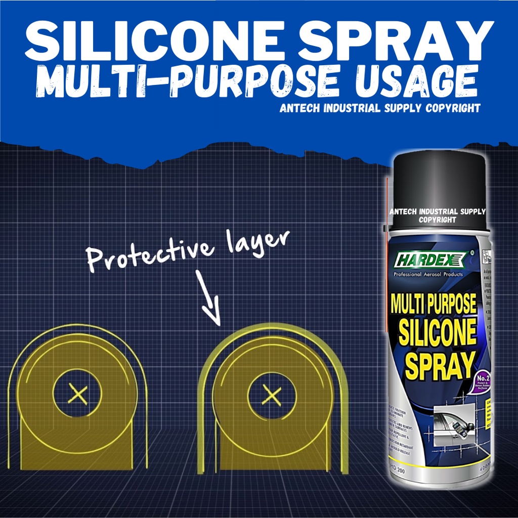 Multi Purpose Silicone Spray Tingkap Getah Kereta Mold Anti Static ...
