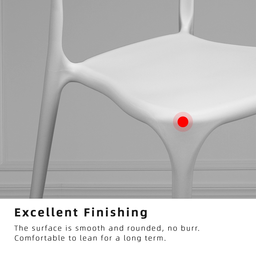 KitchenZ Designer Chair/Dining Chair with Comfort Arm Rest & Back Rest ...