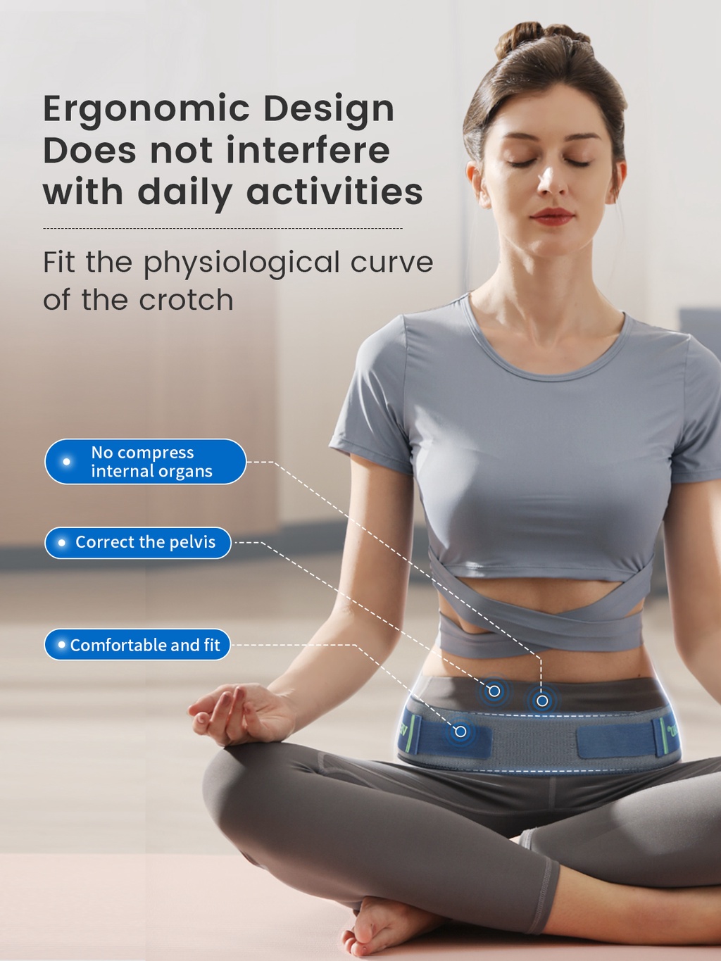 VELPEAU Sacroiliac Belt Si Belt Support for Lower Back Si Joint Pelvic ...