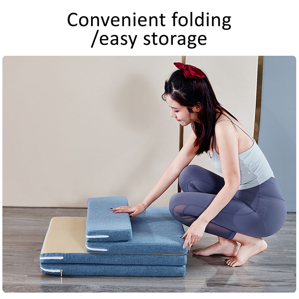 200cm*70cm*5cm Four Folding Nap Pad 5cm Foldable Mattress Sponge Single ...