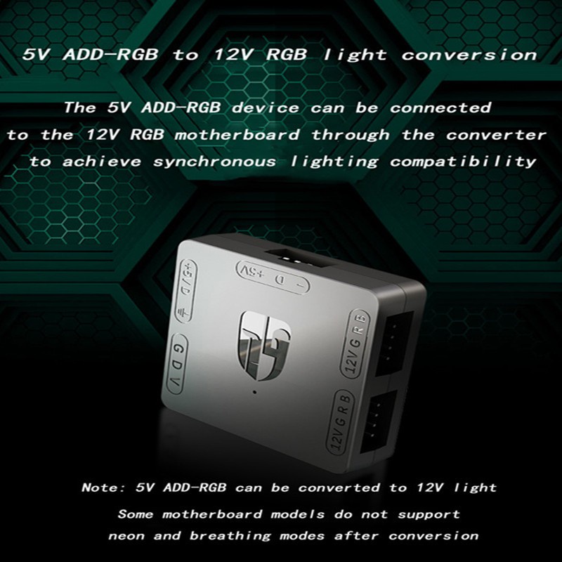 Deepcool Hub Convertor 5V ARGB To 12V RGB / SC700 12 Port ARGB Hub ...