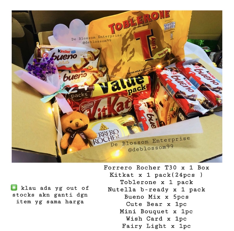 Coklat Kotak Hadiah Hari Jadi Besar Super Grand Signature Chocolate ...