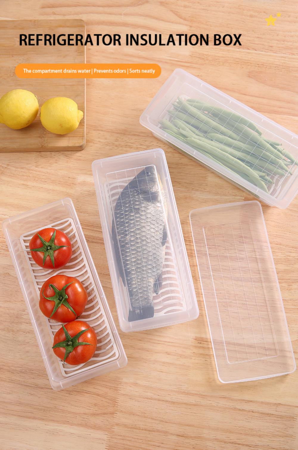 MysteryHero Fridge Storage Box Container With Lid Tupperware Fresh ...