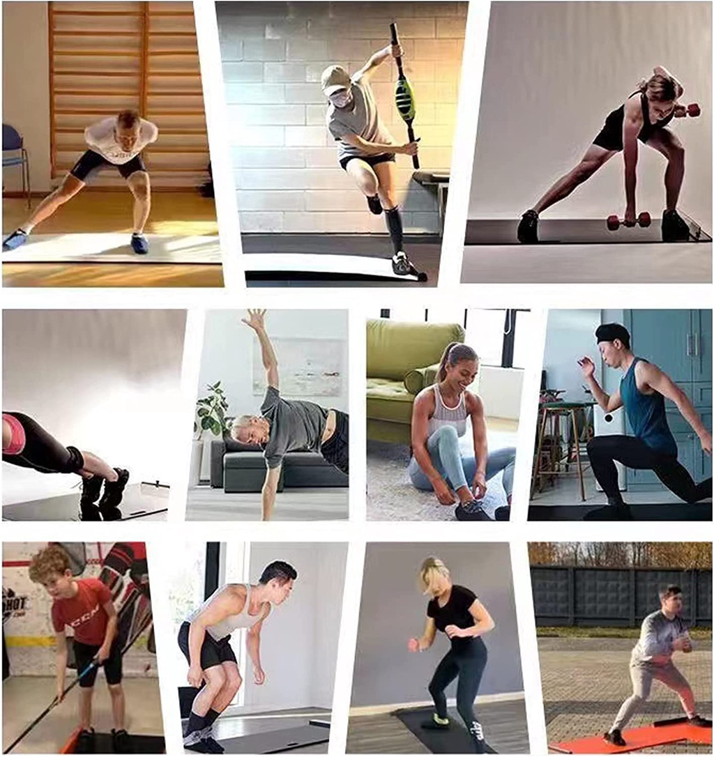 Fitness Skating Board Sliding Mat Skating Training Mat Yoga Mat Sliding ...