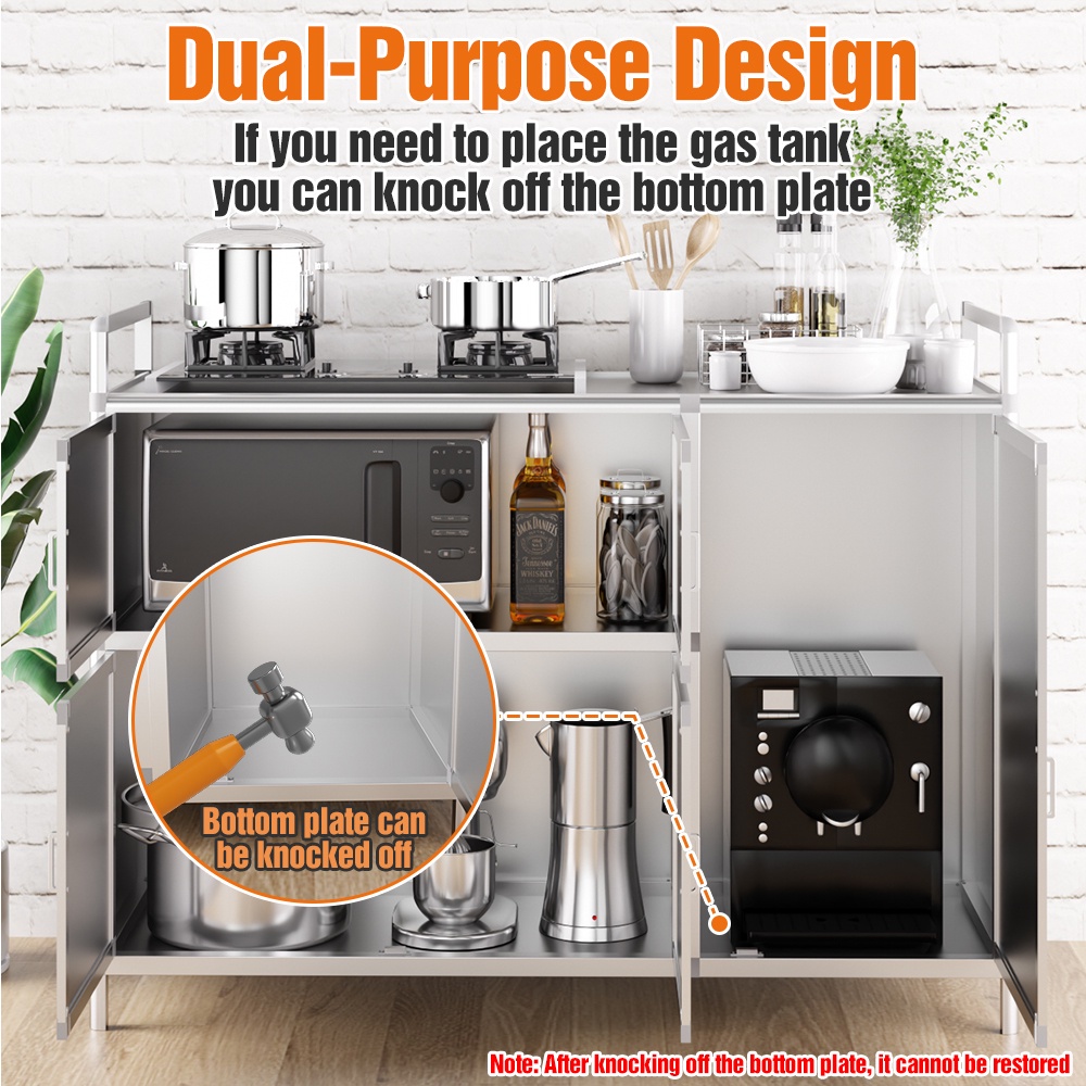Gas Cabinet Stove Cabinet Kabinet Dapur Gas Kitchen Storage with ...