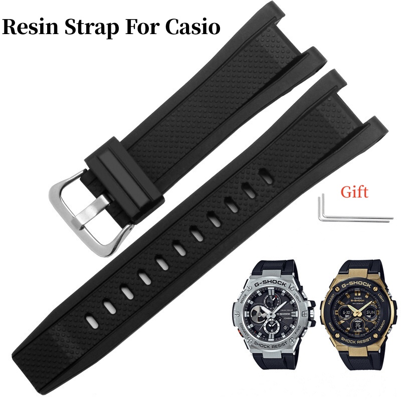 Resin Strap For Casio G-SHOCK GST Series GST-210B GST-W300G S300G S110 ...