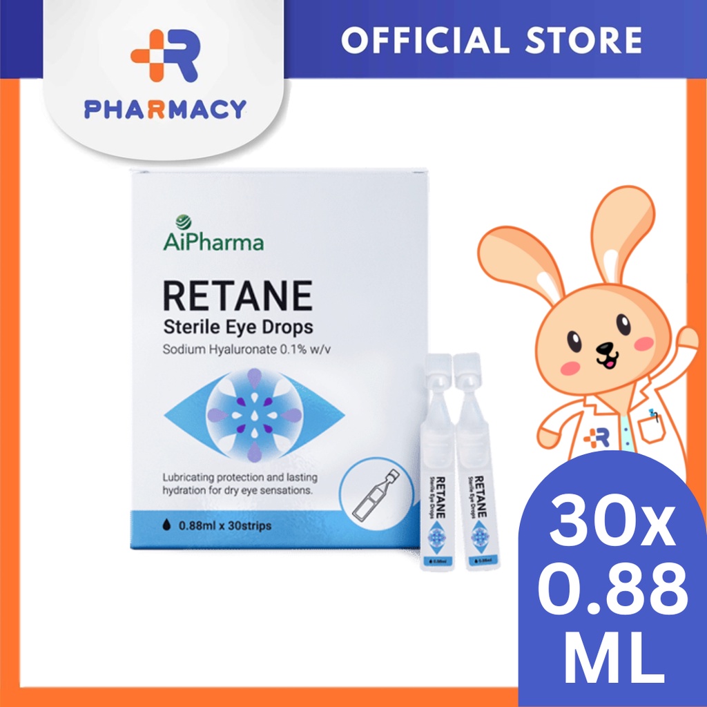 R Pharmacy | Retane Eye Drops 0.88ML x30Strips | Shopee Malaysia