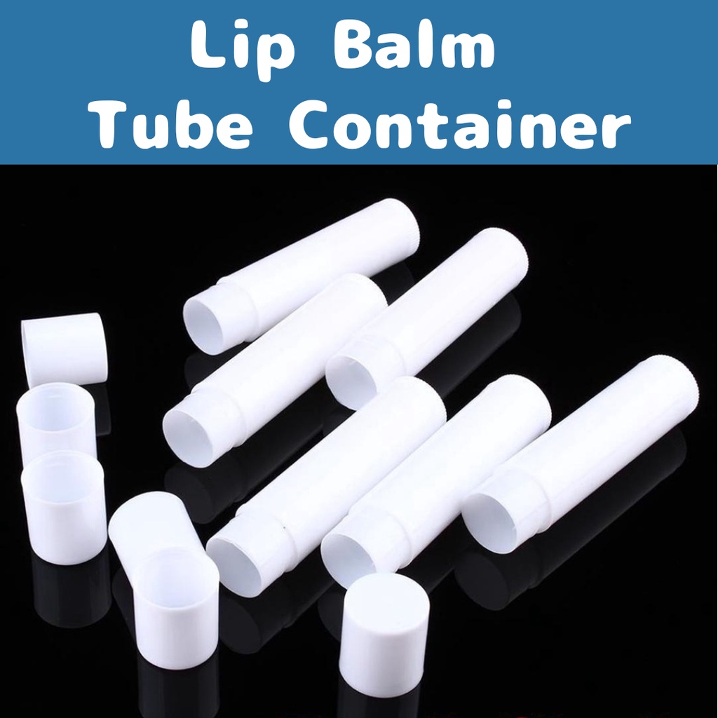 10pcs Empty Lip Balm Tubes Container 5ml 唇膏管 | Shopee Malaysia
