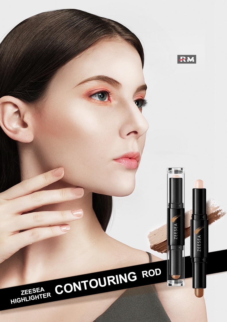 ZEESEA Highlighter Shading Contouring Stick Makeup Contour Rod Three ...