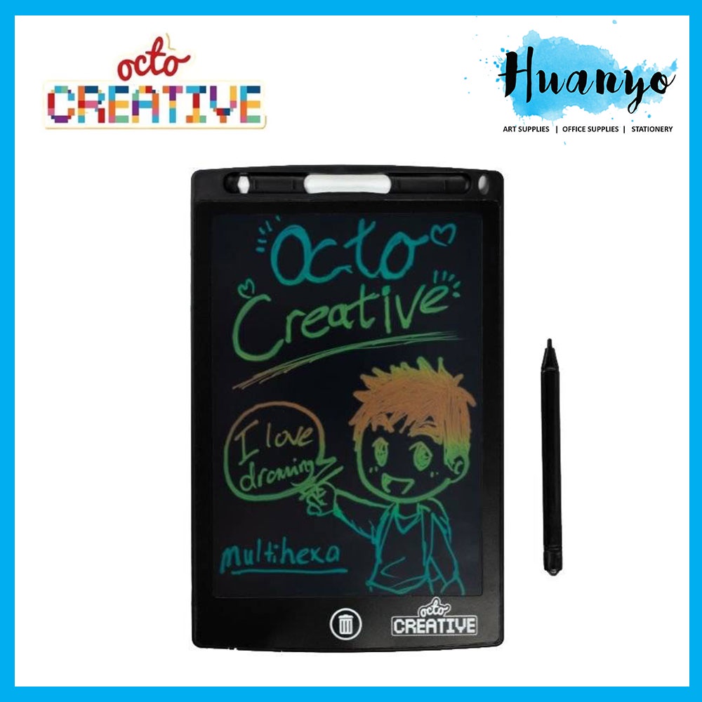 Octo Creative Multi Colour LCD Writing Drawing Digital Pad Tablet (8.5 ...