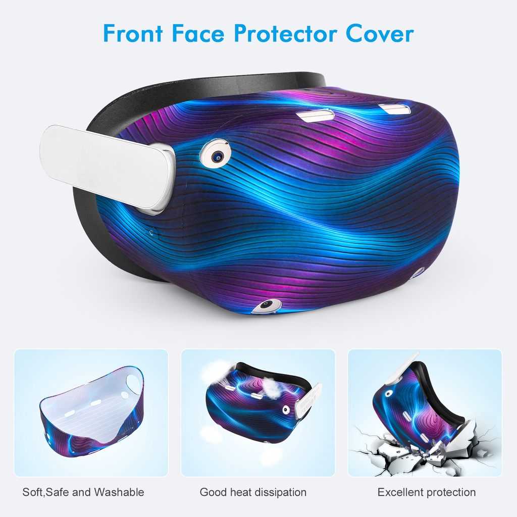 Silicone Protective Cover Shell Case For Oculus Quest 2 , , Not include ...