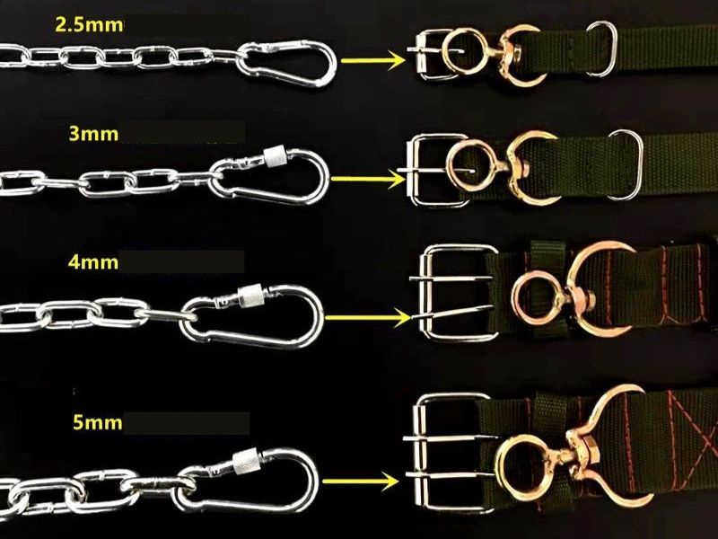 狗链 Dog Chain 牵引绳 Heavy Duty Dog Chain Long 狗铁链 Metal Dog Chain Leash ...