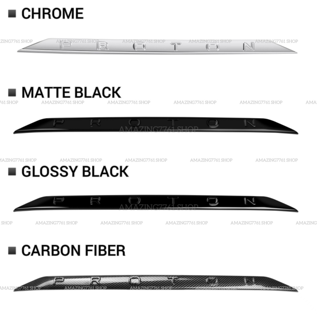 AMAZING PROTON SAGA MC2 2021-2024 CAR REAR TAIL GATE LINING MOLDING ...