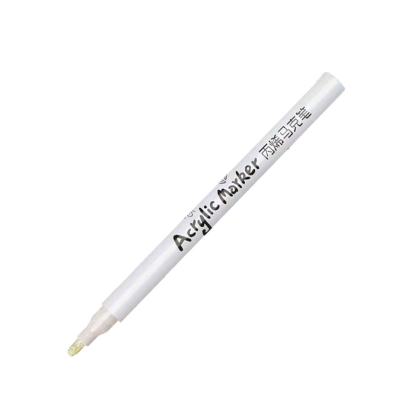 1PC Fast Dry Permanent sign Marker Pens White Highlighter art marker ...