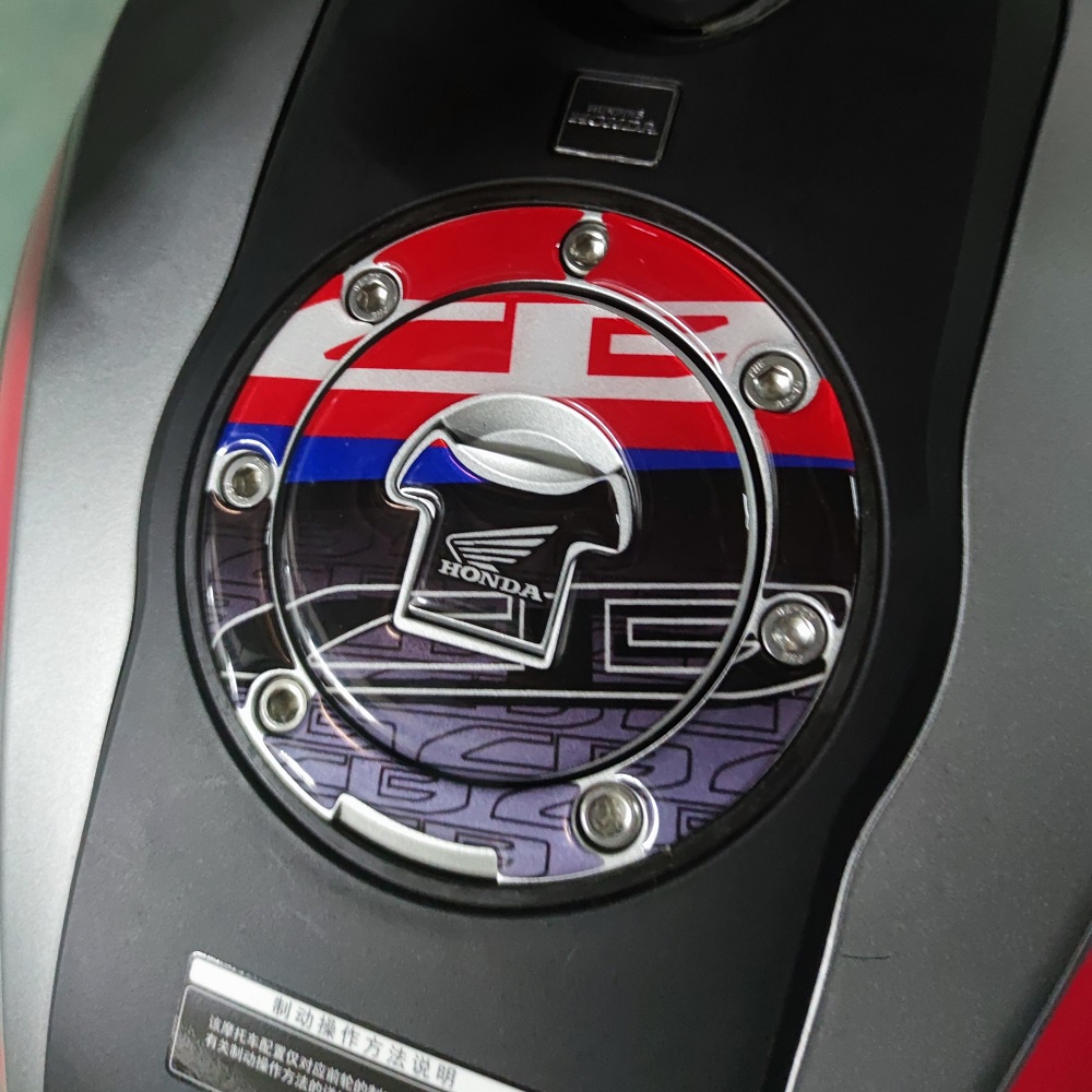 Honda CBR/CB Motorcycle Fuel Tank Cover Reflective Sticker Motocross ...