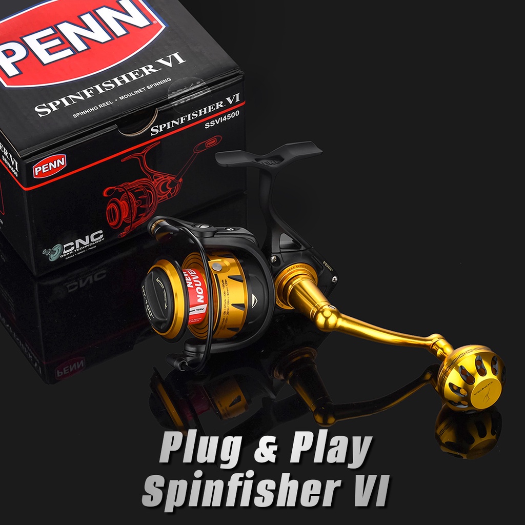 GOMEXUS Penn Power Handle 65-98mm For Penn Battle II&III Conflict ...