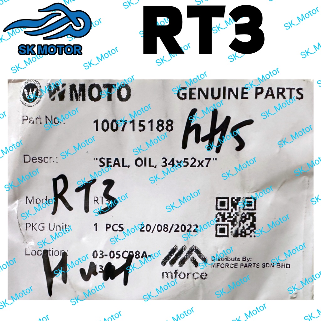 WMOTO RT3 RT3S N1 Original Cylinder Block Head Gasket Left Right ...