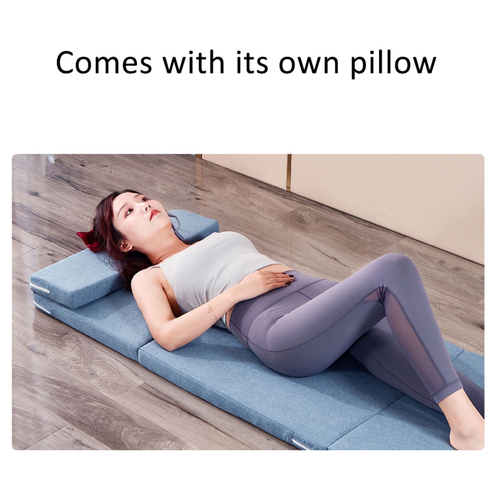200cm*70cm*5cm Four Folding Nap Pad 5cm Foldable Mattress Sponge Single ...