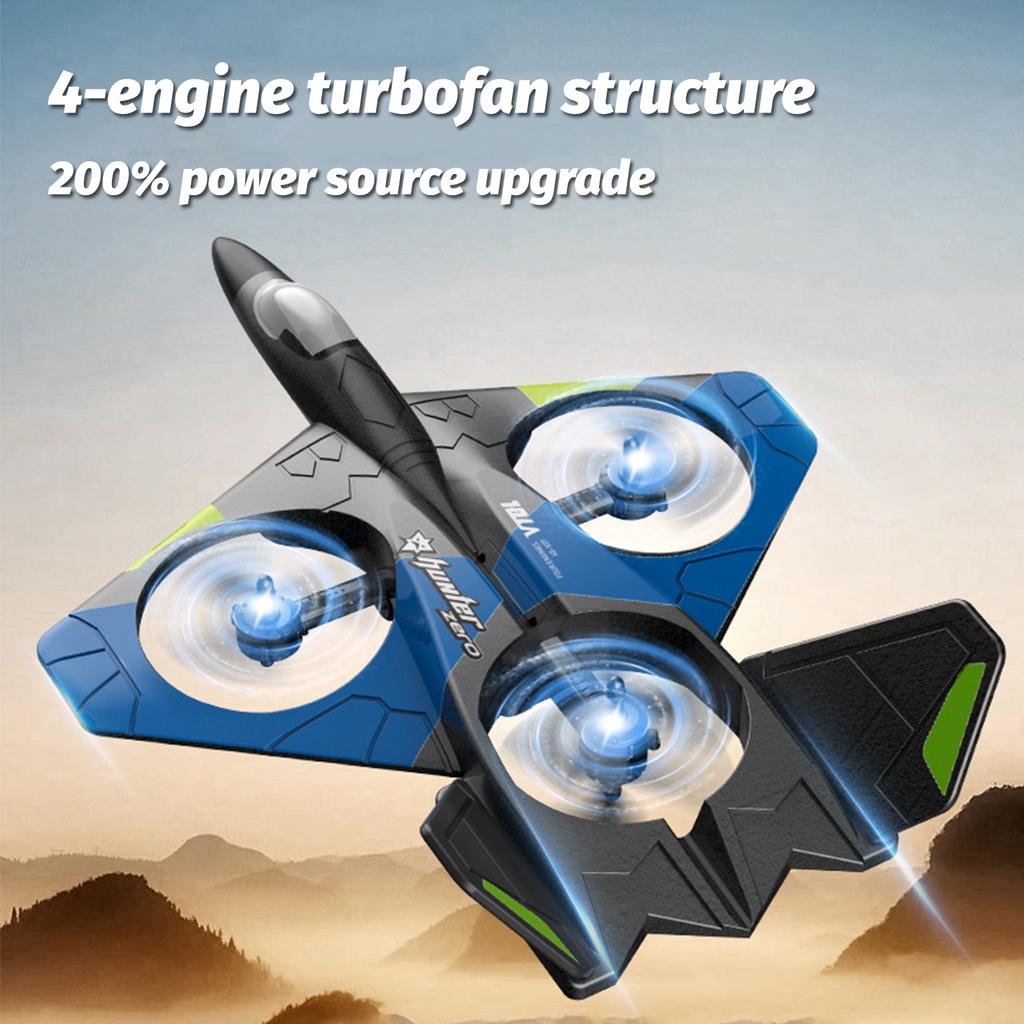 【New】V27 RC Remote Control Airplane 2.4GHz rc plane RC Jet Fighter ...