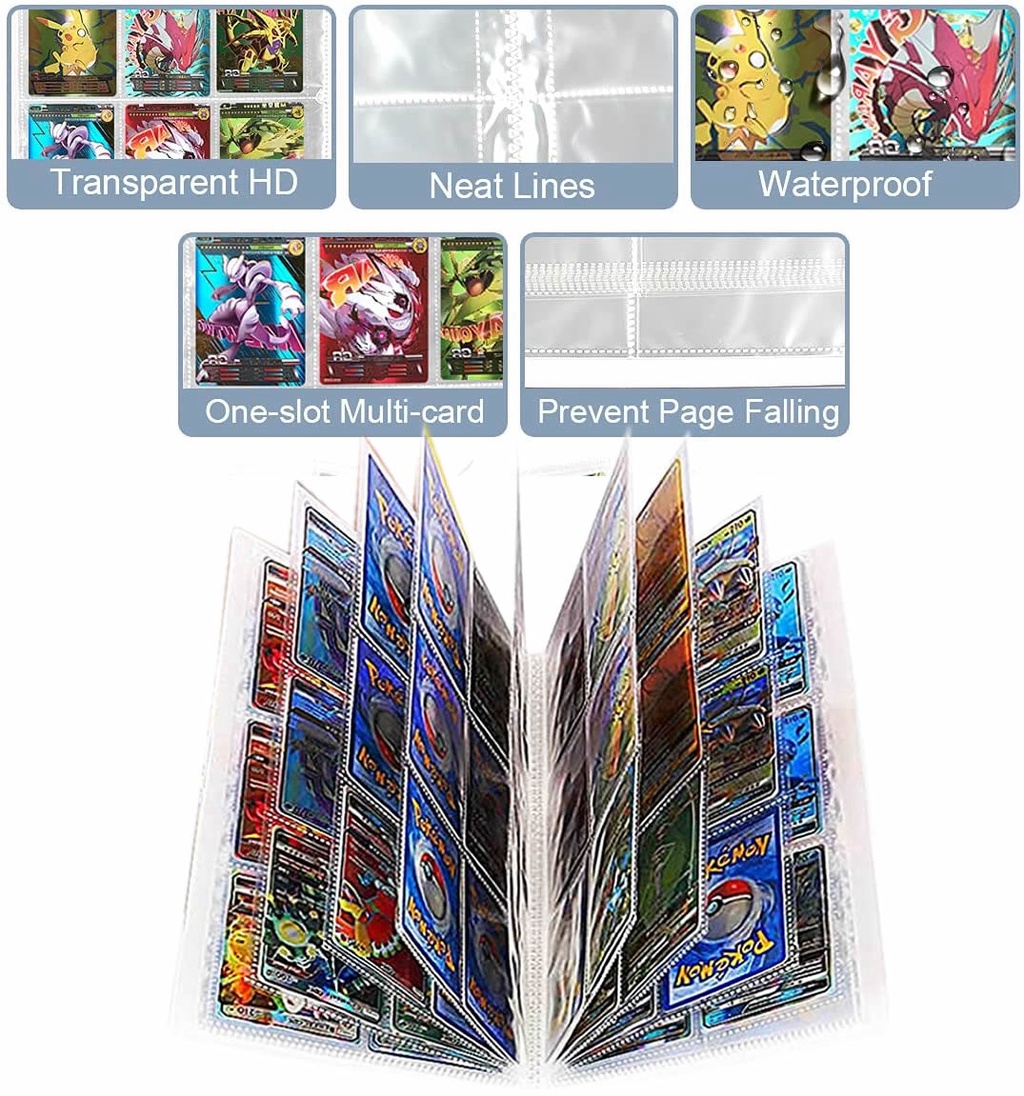 New Pokemon Album Book 432 Pieces Anime Characters Game Card Favorites ...
