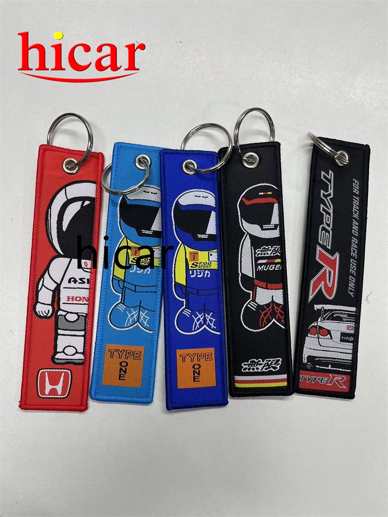 Mugen Racing Key Ring Embroidery Keychain Luggage Tag for Honda ...