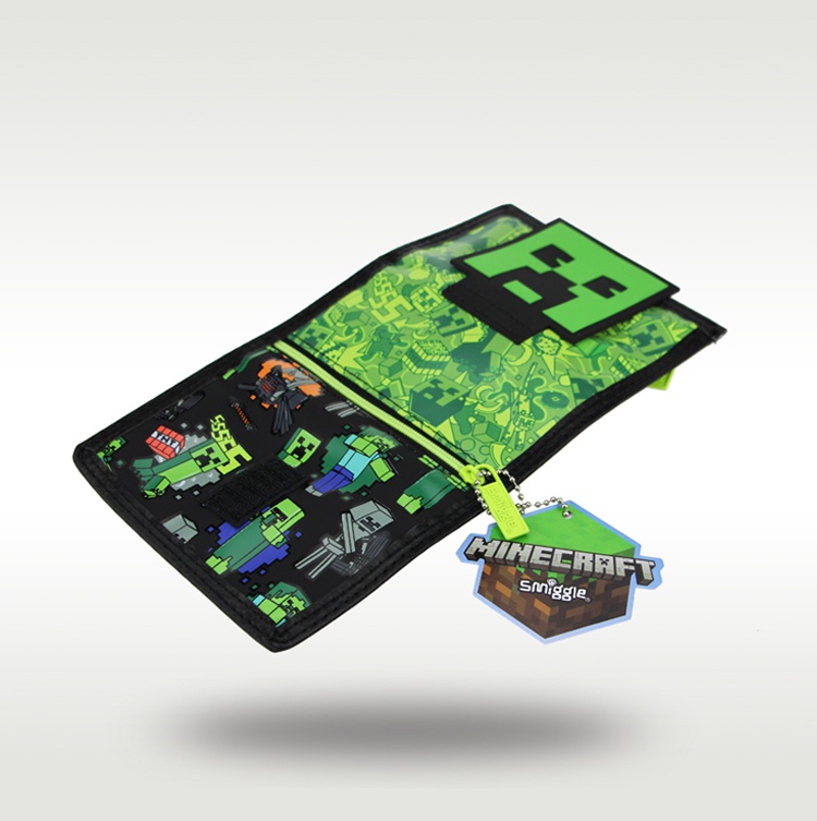 Australia smiggle children's wallet boys cool black green world clutch ...