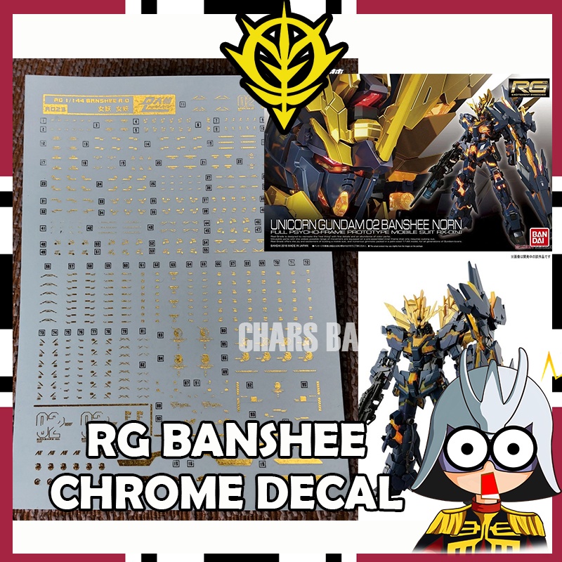 RG BANSHEE DECAL DALIN DECAL RG23 | Shopee Malaysia