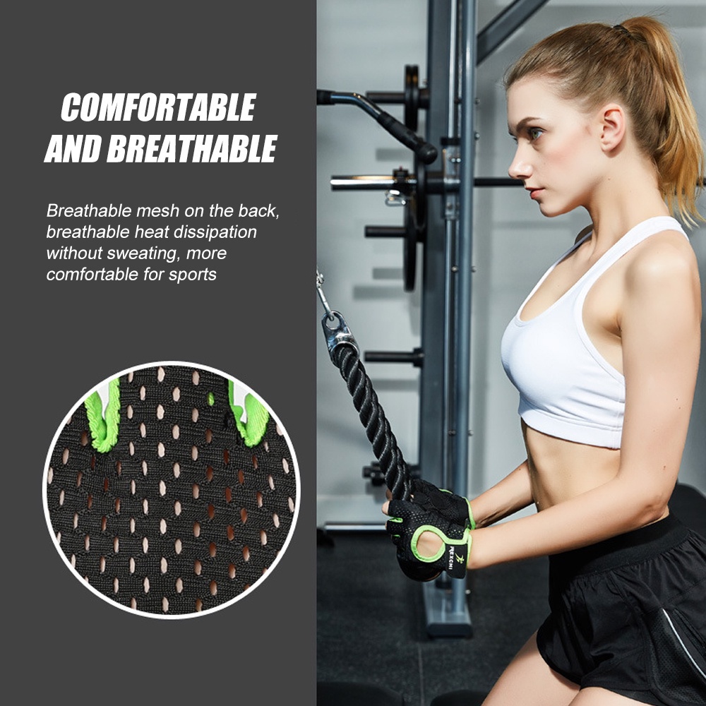 SPOSAFE 1Pair Workout Gloves for Men & Women Weight Lifting Gloves Gym ...