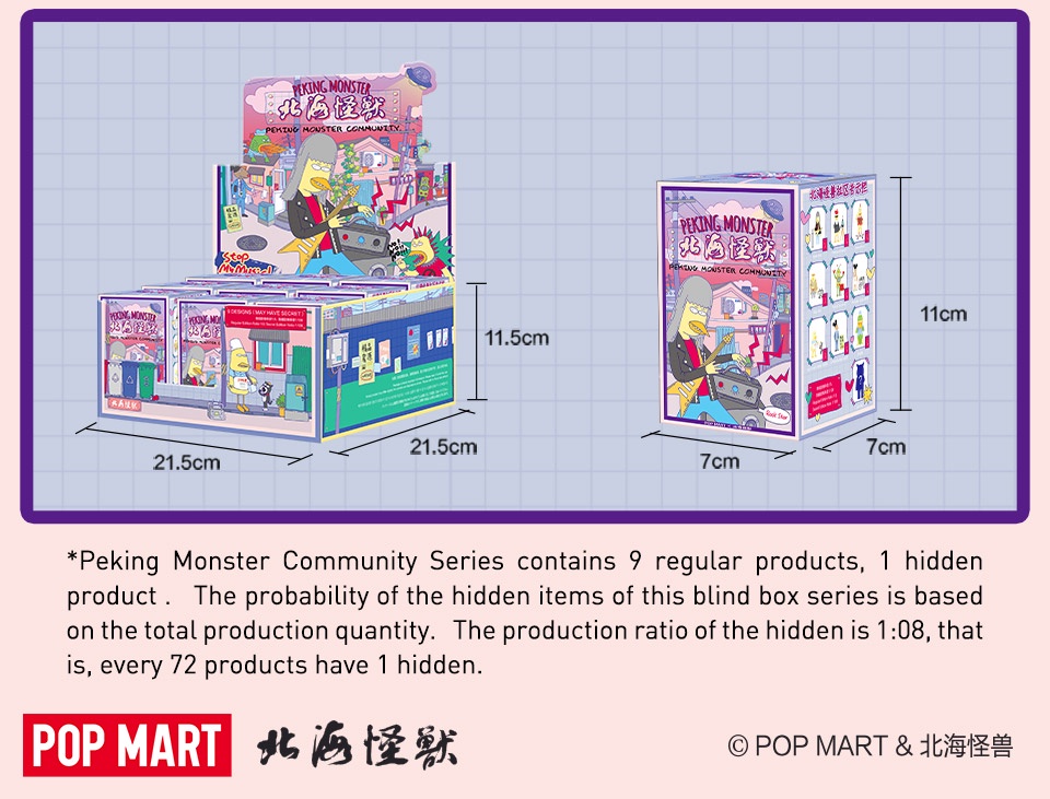 POP MART Peking Monster Community Series Blind Box | Shopee Malaysia
