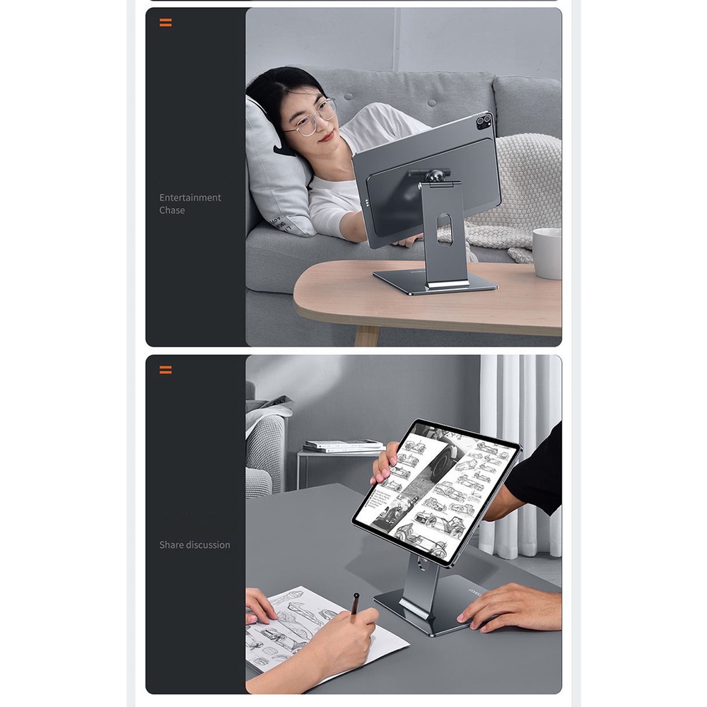 OATSBASF Desktop Magnetic Tablet Stand For Pad Pro 12.9 /Air 11 Inch ...